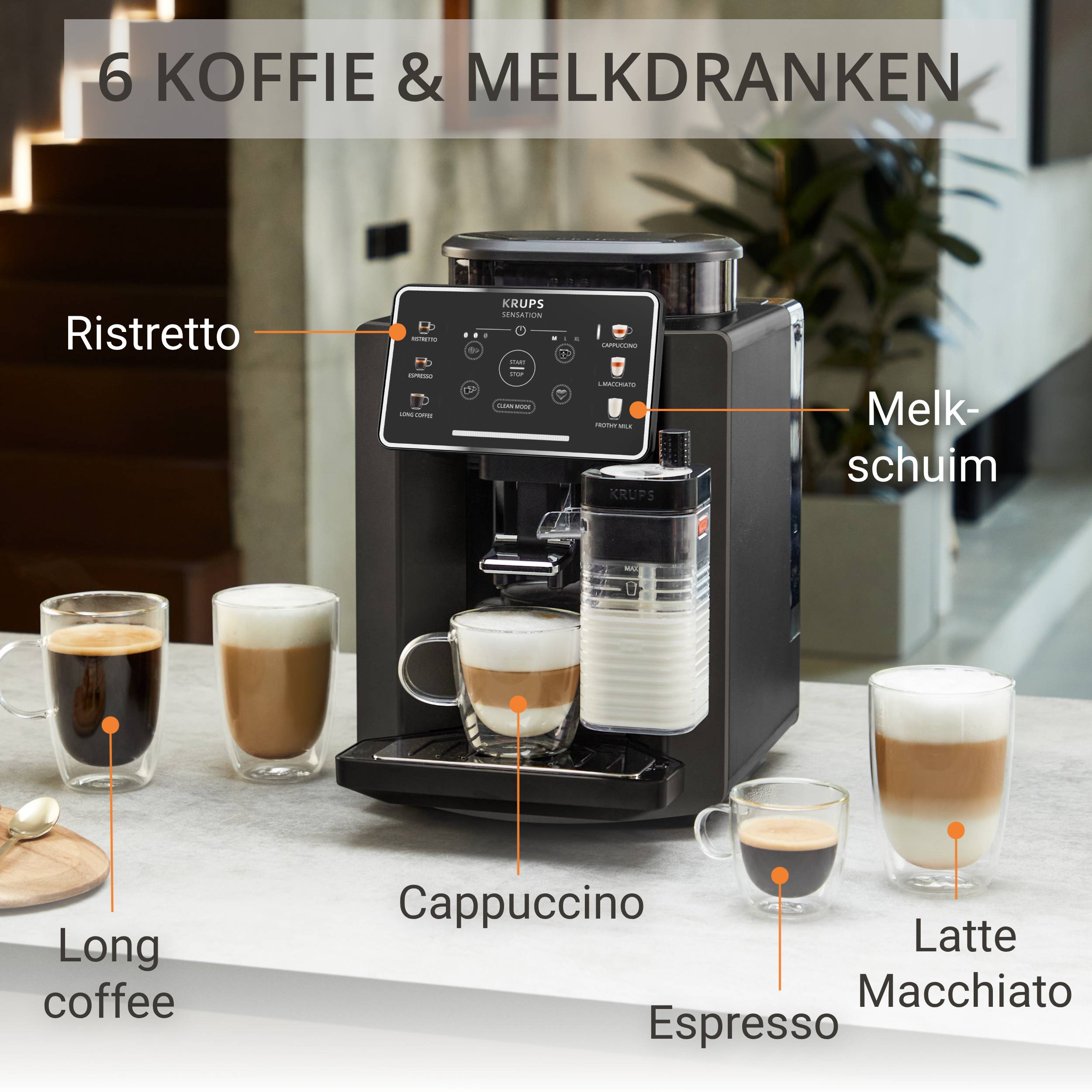 Sensation Milk M50 EA9129 volautomatische koffiemachine ...